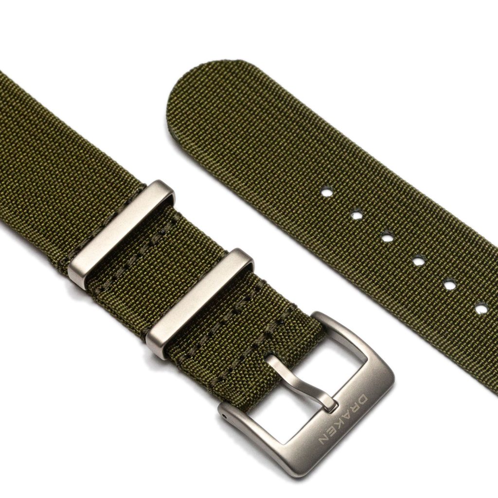 Olive Green Nylon Strap – Draken Watches