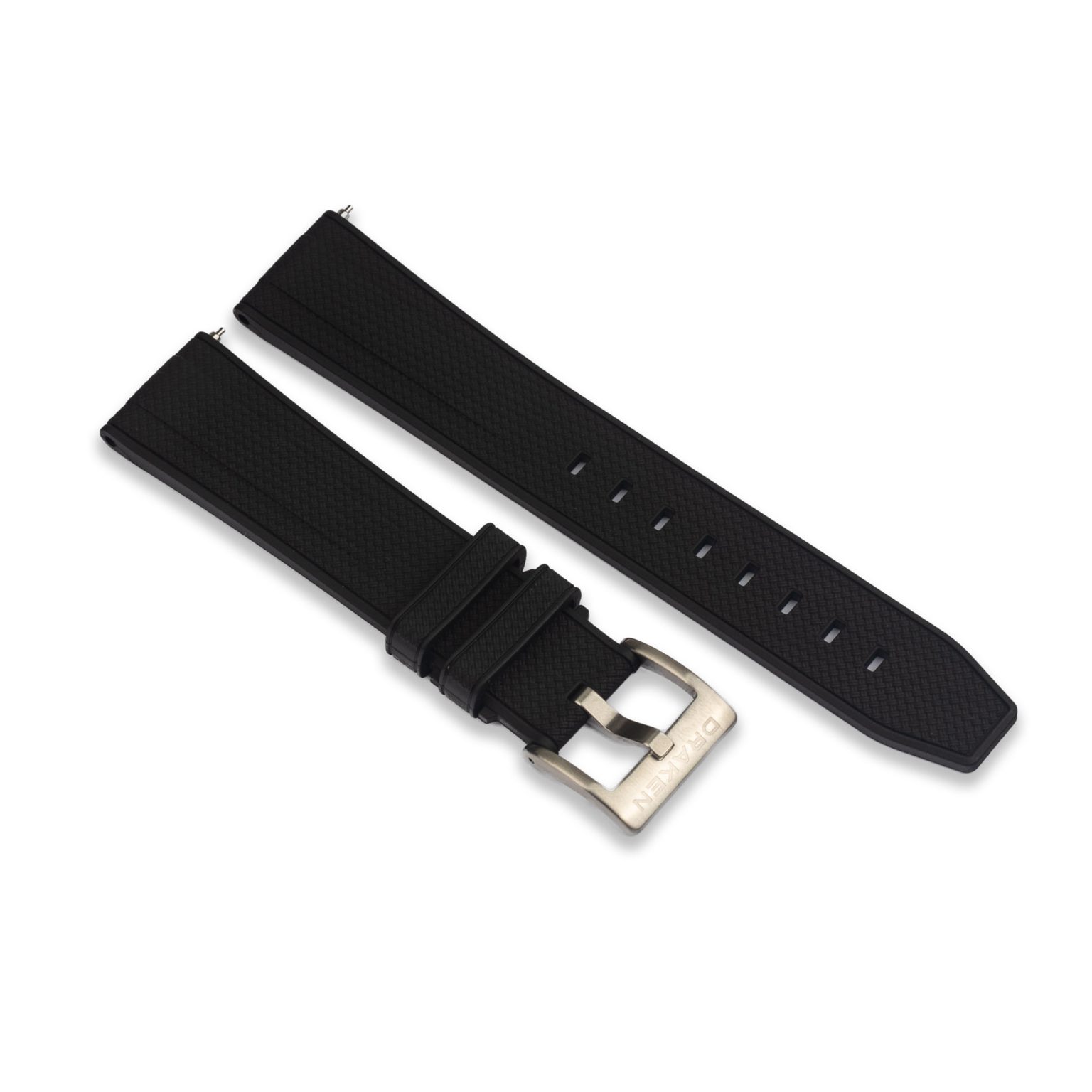 Woven texture rubber strap – Draken Watches